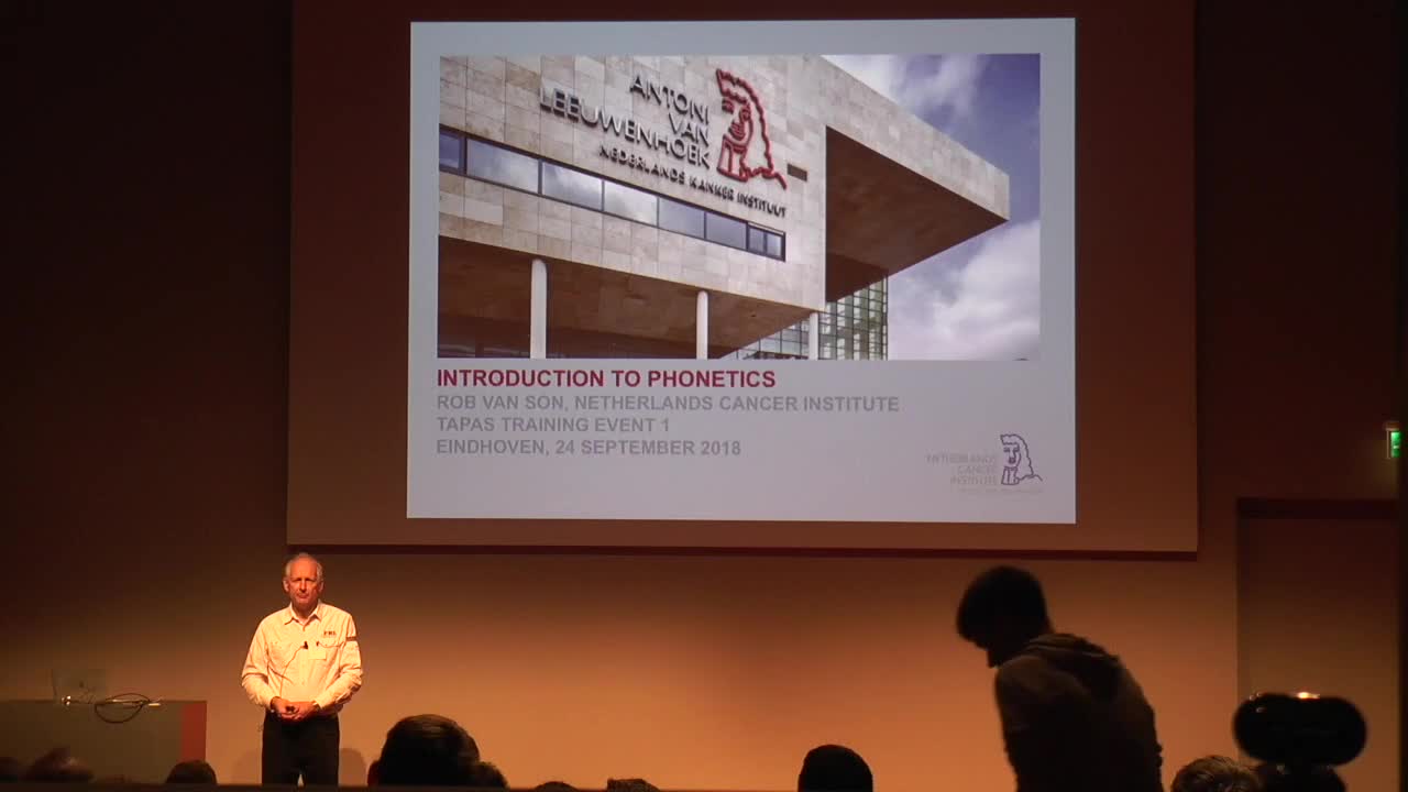 Introduction to Phonetics and Speech | Rob van Son, Amsterdam | 24.09. ...