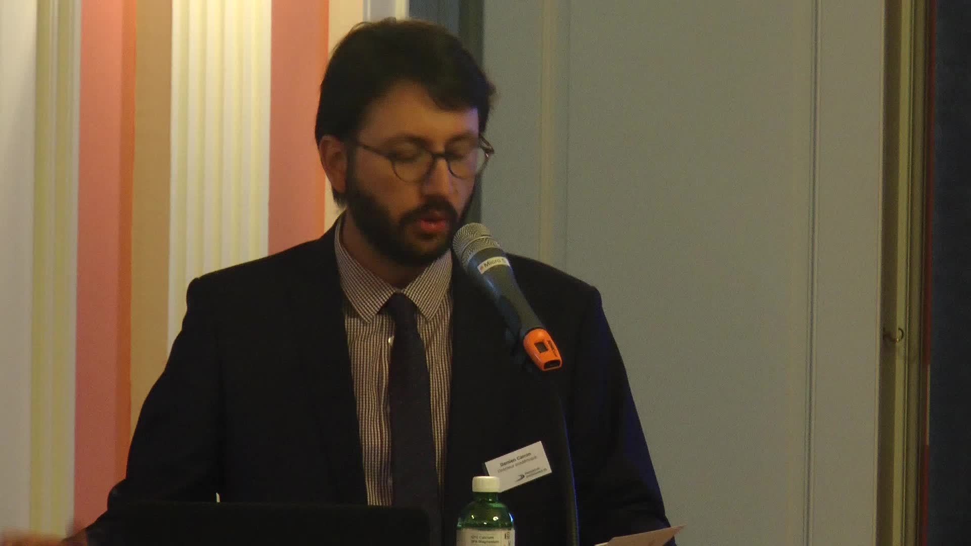 Mot de bienvenue | Damien Carron, Directeur academique | 10.10.2017 at ...